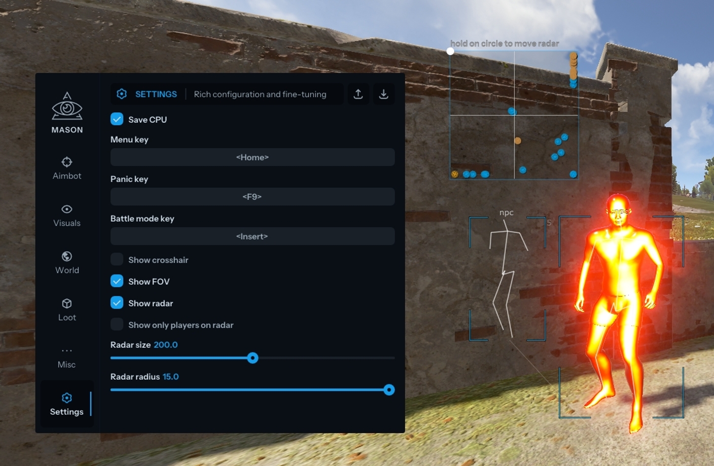 Buy private cheat MASON Cheat for Rust on goldencheats.ru - GoldenCheats