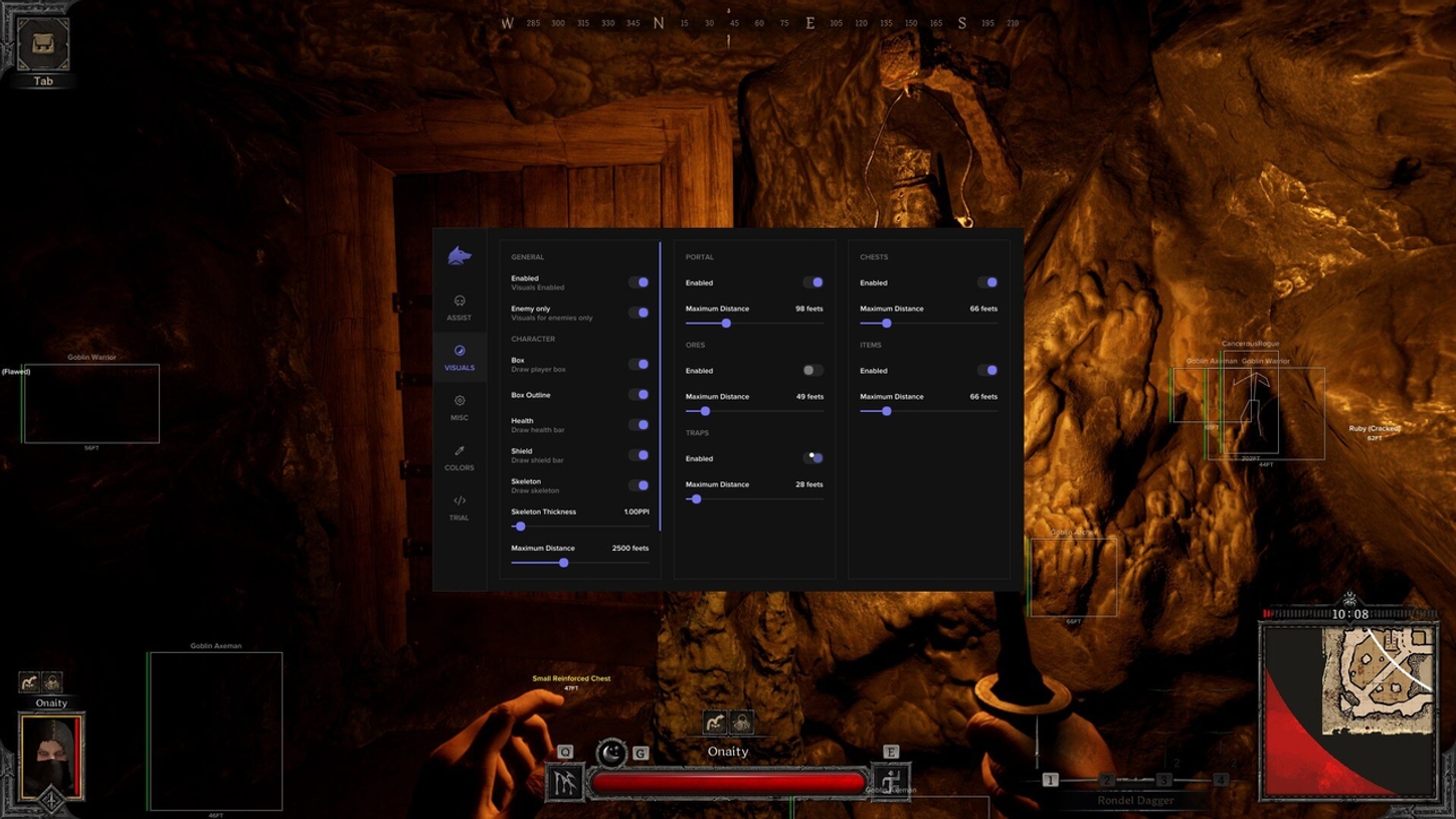 Buy private cheat Fecurity for Dark and Darker on goldencheats.ru