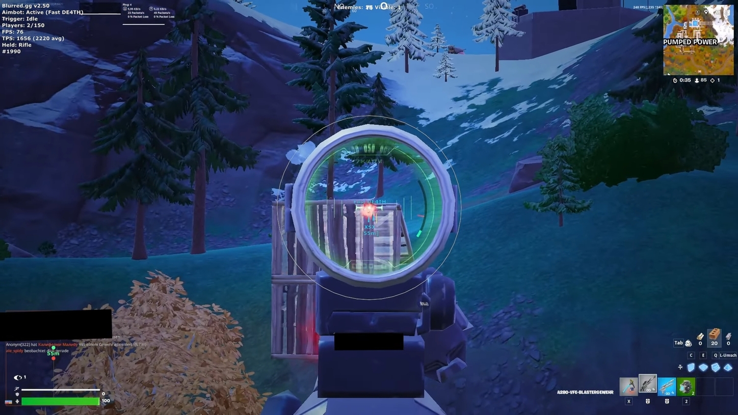 Buy private cheat Blurred Fortnite DMA for DMA CHEATS on goldencheats ...