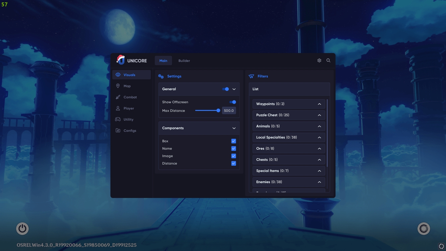 Buy private cheat UNICORE for Genshin Impact on goldencheats.ru ...