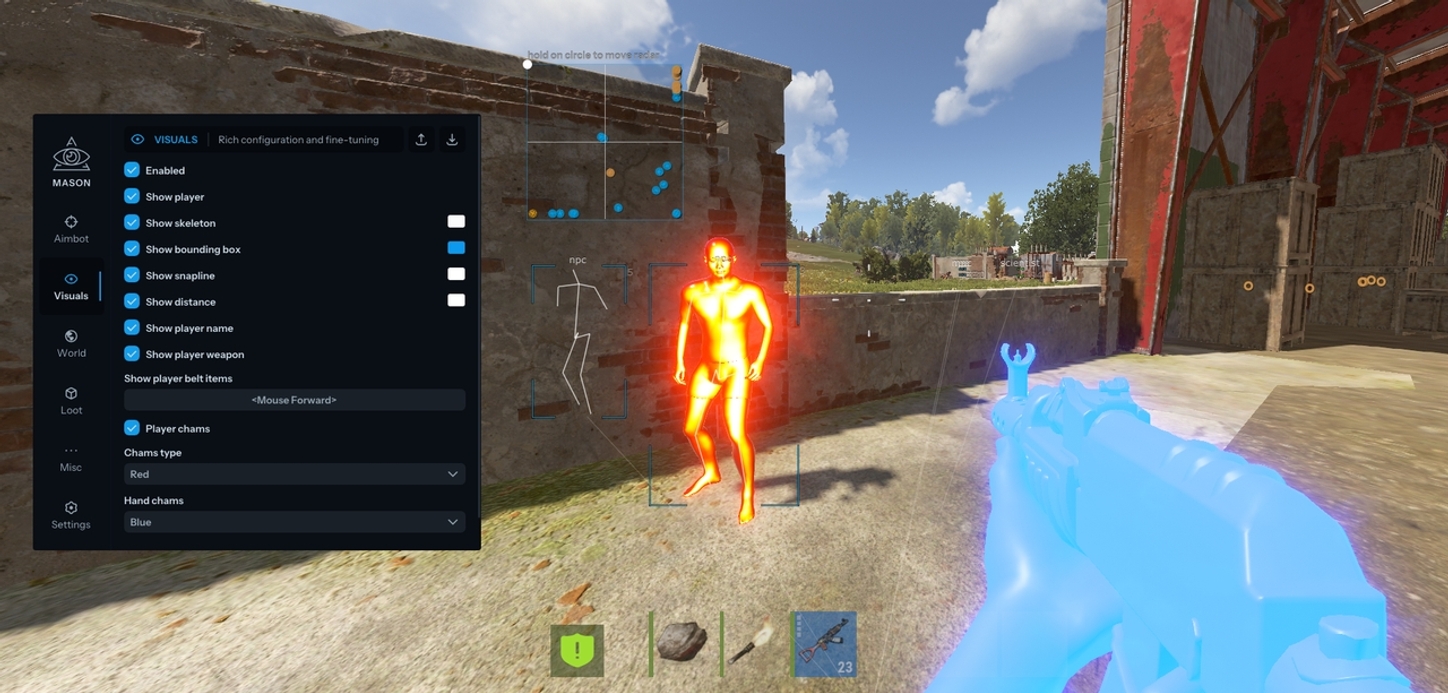 Buy private cheat MASON Cheat for Rust on goldencheats.ru - GoldenCheats